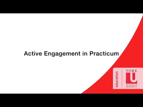 Active Engagement in Practicum