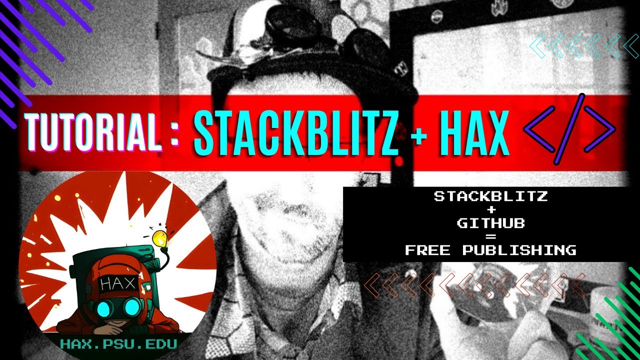 Github + Stickblitz + HAX = free web publishing