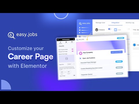How to Design a Career Site in Elementor Using easy.jobs?