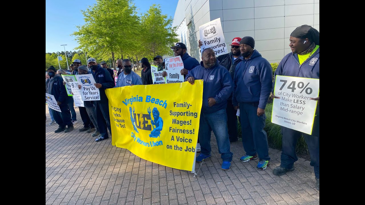 Virginia Beach City Workers Rally for Step Plan, Reclassification of ...