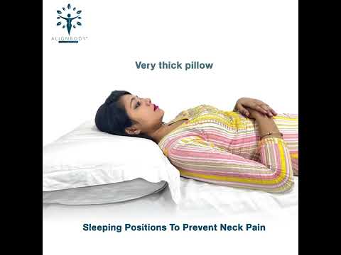 The best sleeping positions for the neck are on your back or your side.