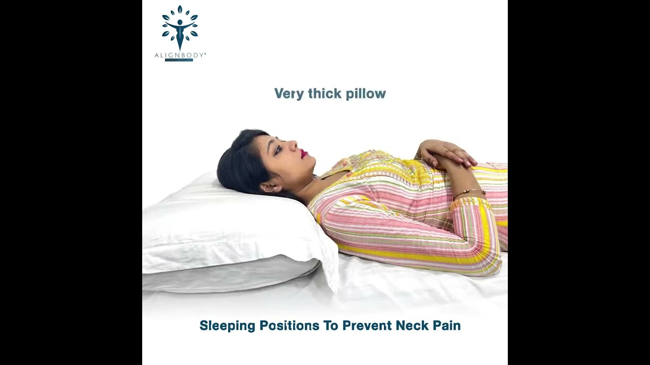 The best sleeping positions for the neck are on your back or your side.