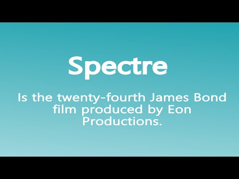 How to Pronounce Spectre