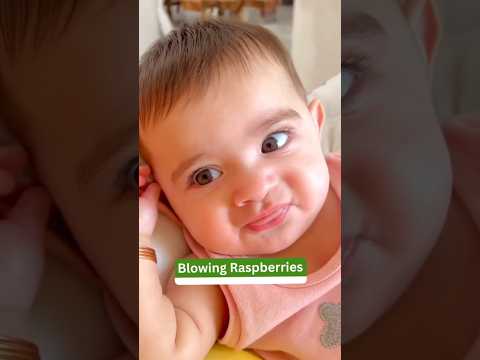 Blowing Raspberries is a milestone for language development.