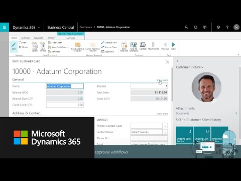How to set up approval workflows in Dynamics 365 Business Central