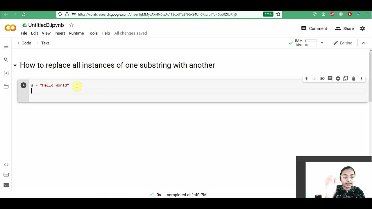 How to replace all occurrences of a substring in a string in Python?
