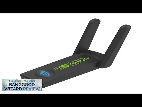 1300M USB3.0 WiFi Adapter 2.4G/5GHz Wireless Dual Band Wi-Fi Dongle Network Card Review