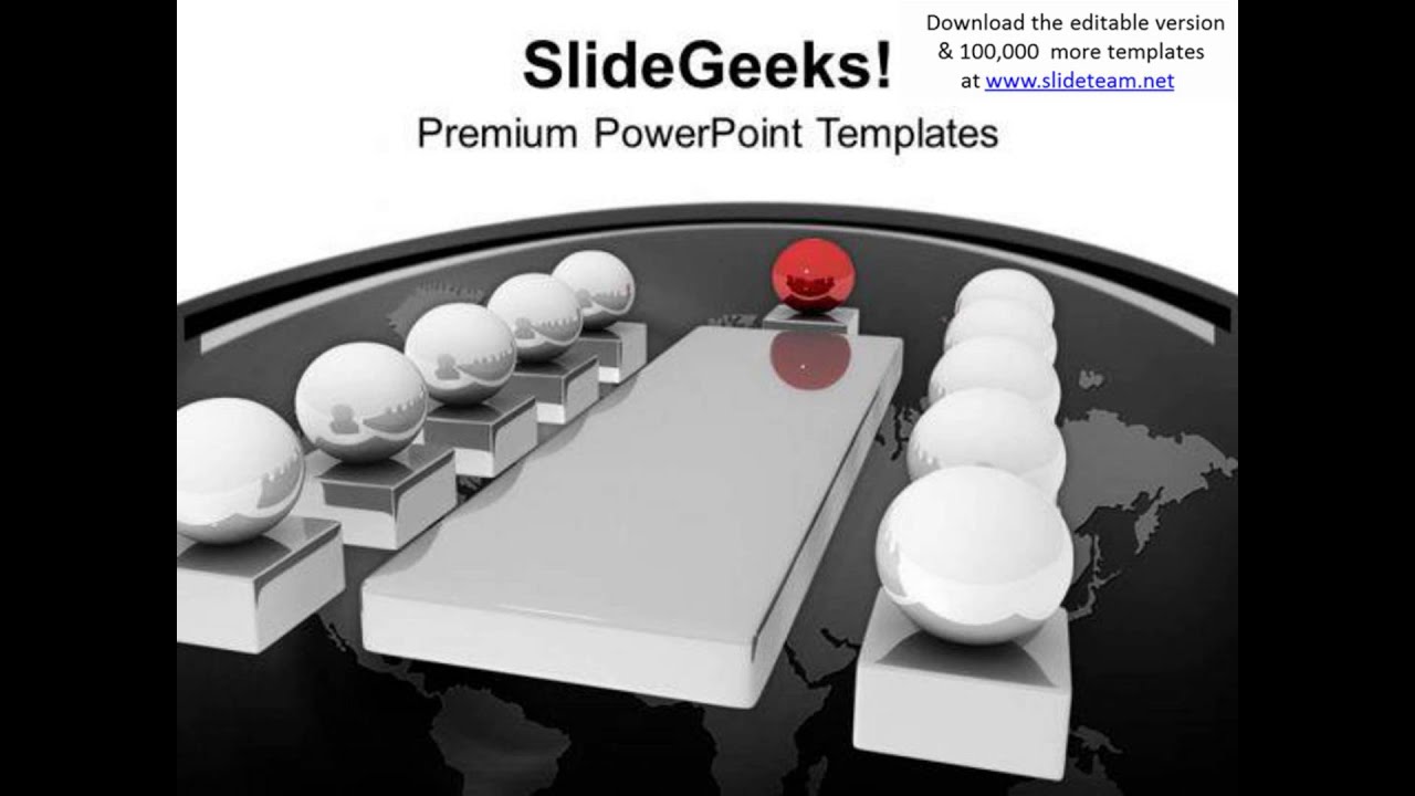 3d image of business meeting powerpoint templates ppt backgrounds for slides 0213