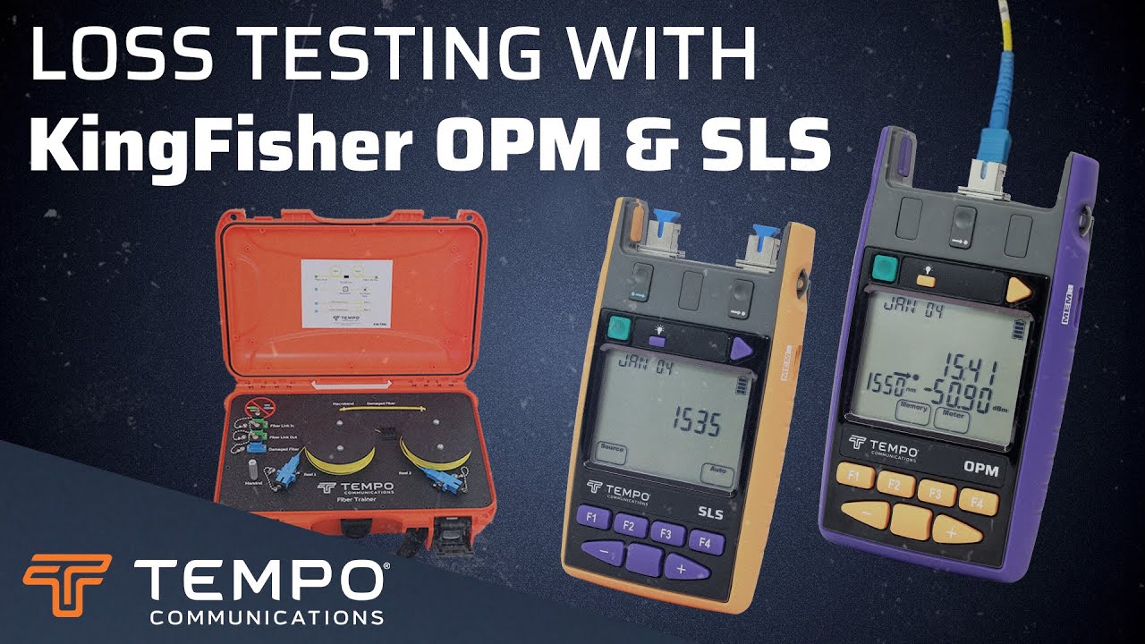 Loss Testing with the Tempo 2000 series Handheld Testers and Fiber Trainer | A HOW-TO