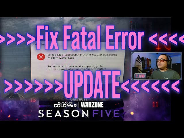 Warzone error code 0x00000001419101f1: What causes it and how to ...