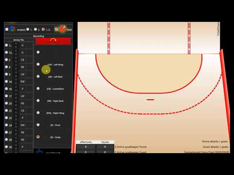 THSA-X - Handball - Define player positions
