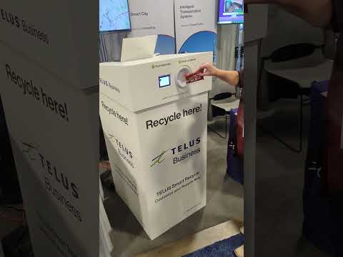 TELUS Smart Recycle Collapsible Bin