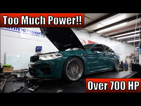 OTS vs Custom Tuning / F90 M5 Dyno Tune/ #utkunoaperformance #700hp