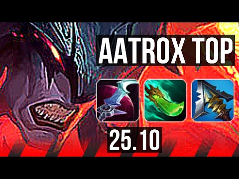 AATROX vs DARIUS (TOP) | 6 solo kills, 10/3/6 | KR Master | 25.10