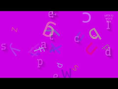 How to say "spectacled"! (High Quality Voices)