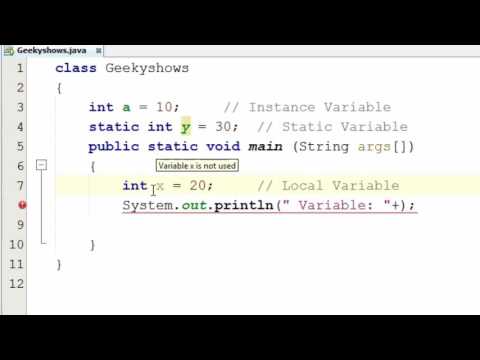 Learn 66 Static method can not use non static data member in Java ...