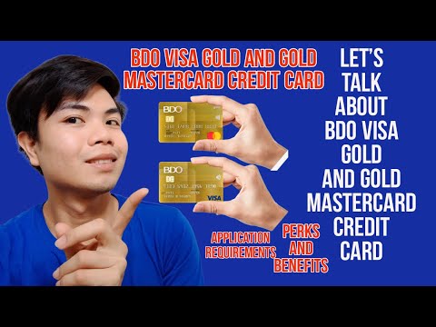 BDO VISA GOLD AND BDO GOLD MASTERCARD CREDIT CARD FEES AND CHARGES PERKS AND BENEFITS