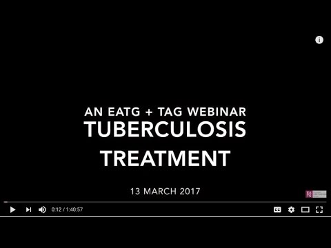 Tuberculosis treatment webinar