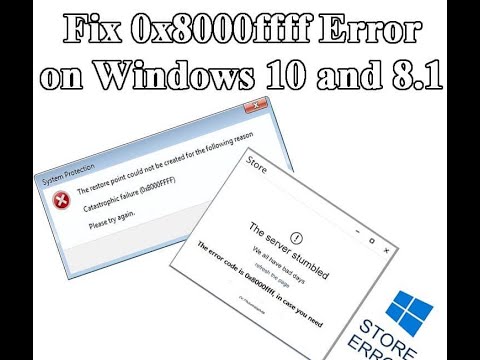Fix Windows Update Error 0x8000ffff in Windows 10/8 [4 Solutions,Updated June 2020]