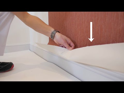How to wallpaper - Reverse hanging