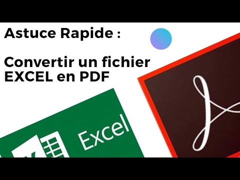 Comment Convertir un Fichier Excel en PDF ?