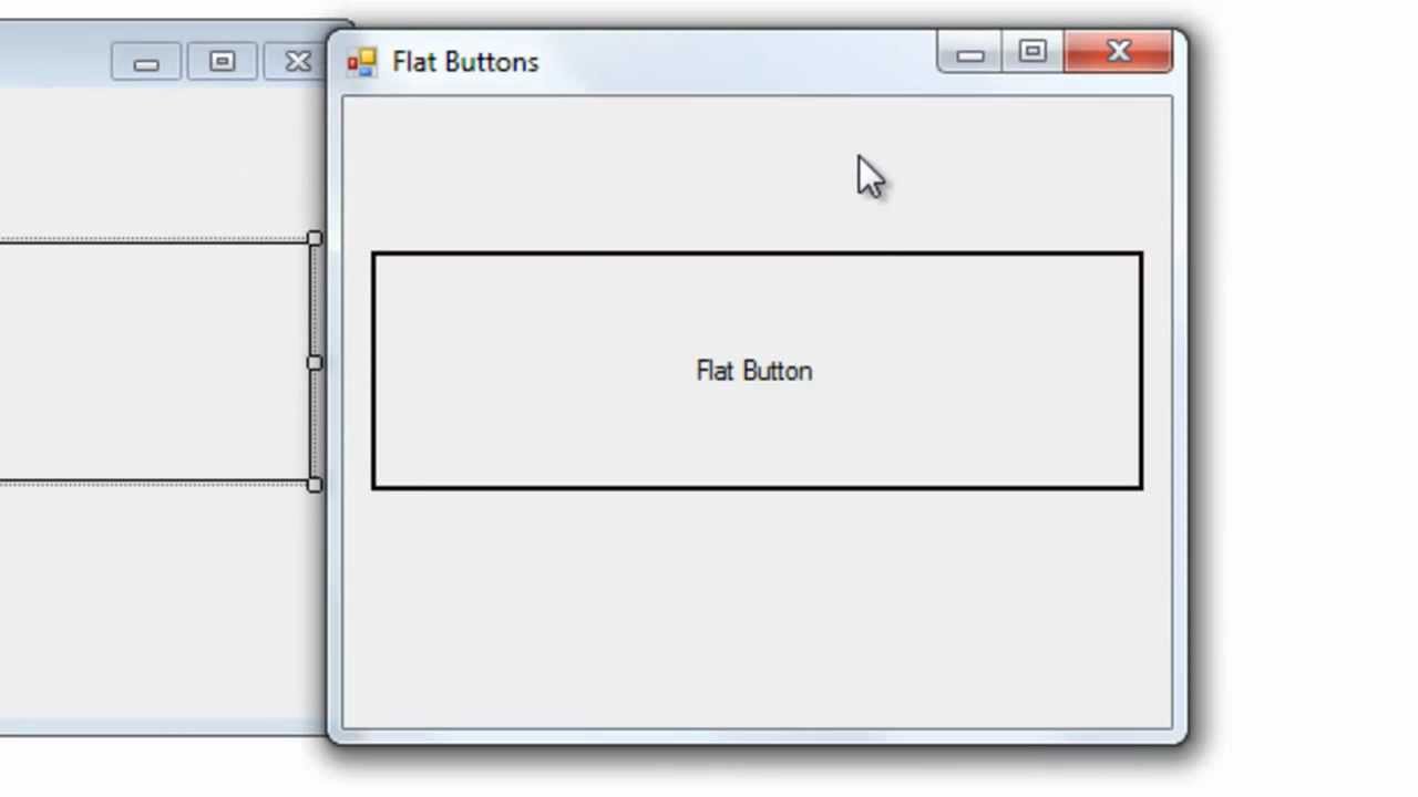 Visual Basic - Flat Buttons