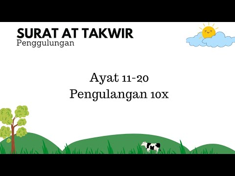 Surat At Takwir Metode Ummi Ayat 11-20 Pengulangan 10x