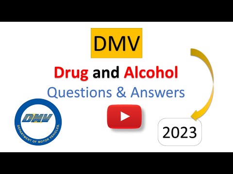 DMV Drug and Alcohol Practice Test 2023 Questions with Answers