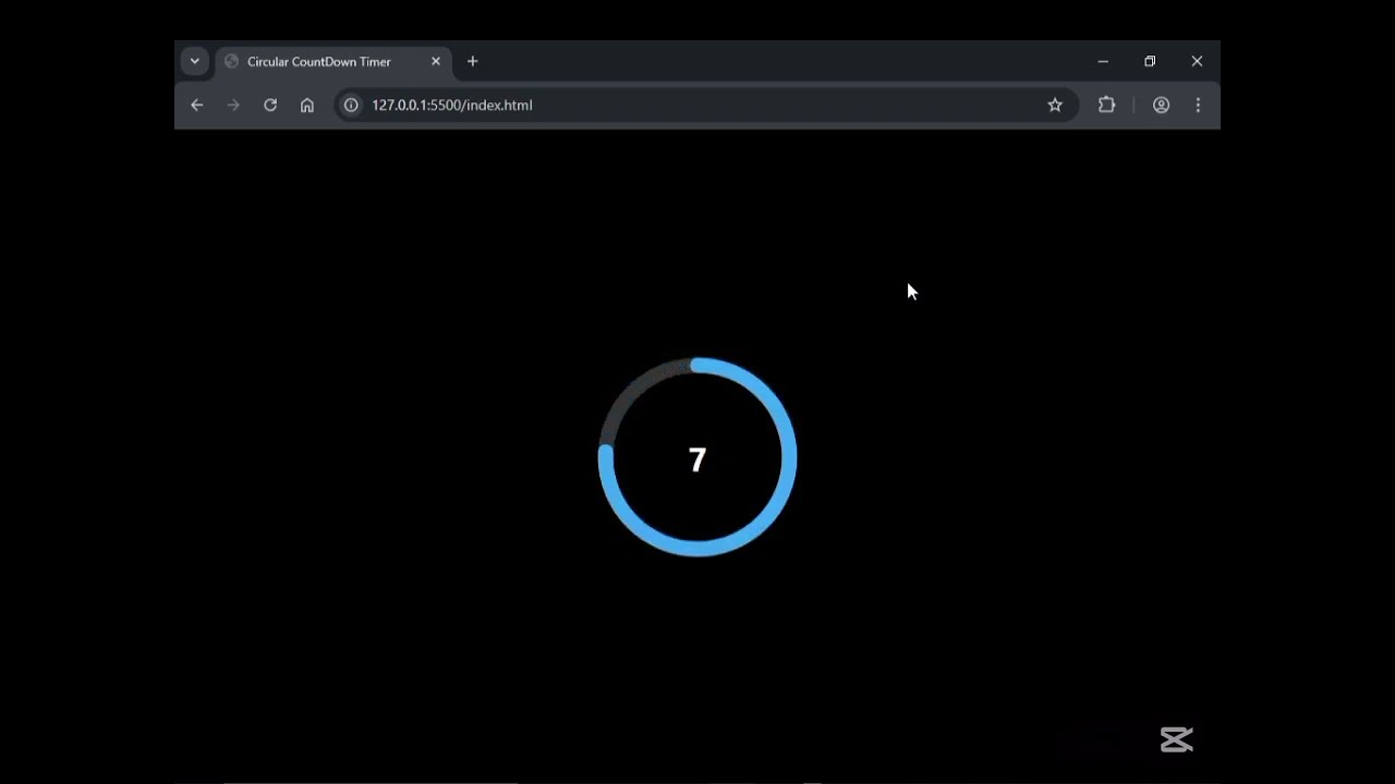 How to Make Circular Countdown Timer ⭕ | using HTML • CSS • JAVASCRIPT 