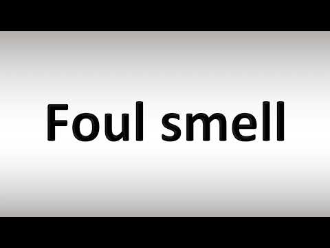 How to Pronounce Foul smell