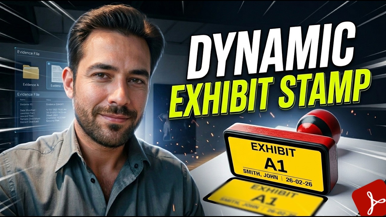 Create Dynamic PDF Stamp in Adobe Acrobat | Step-by-Step Tutorial 2026