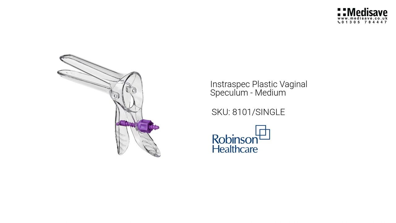 Instraspec Plastic Vaginal Speculum Medium 8101 SINGLE