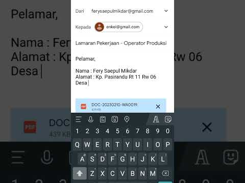 CARA KIRIM CV VIA EMAIL SINGKAT TERBUKTI LOLOS DI PANGGIL HRD