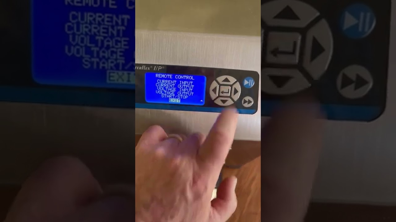 Setting up a Masterflex Pump for Remote 4 20mA Control