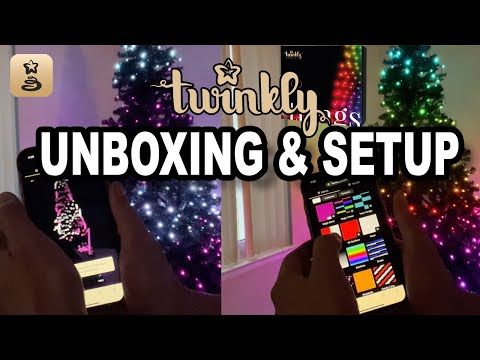 TWINKLY LIGHTS UNBOXING  AND SET UP  [TWINKLY LIGHTS REVIEW]