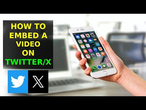 How To Embed A Video On Twitter / X (2023)