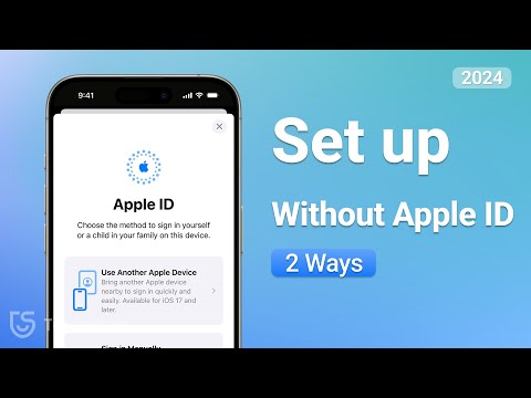 How to Set up iPhone without Apple ID | Activate iPhone | 2024 | 2 Ways