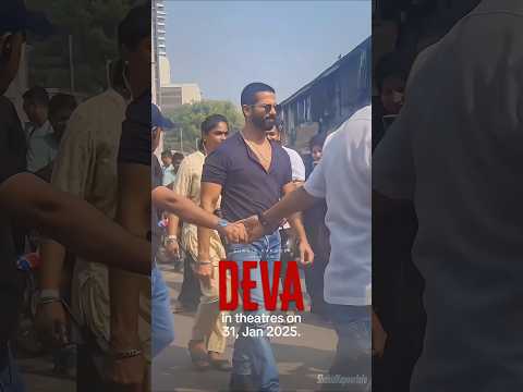 Shahid Kapoor in as #Deva, in theatres releasing near you on 31, Jan 2025. #shahidkapoor #Bollywood