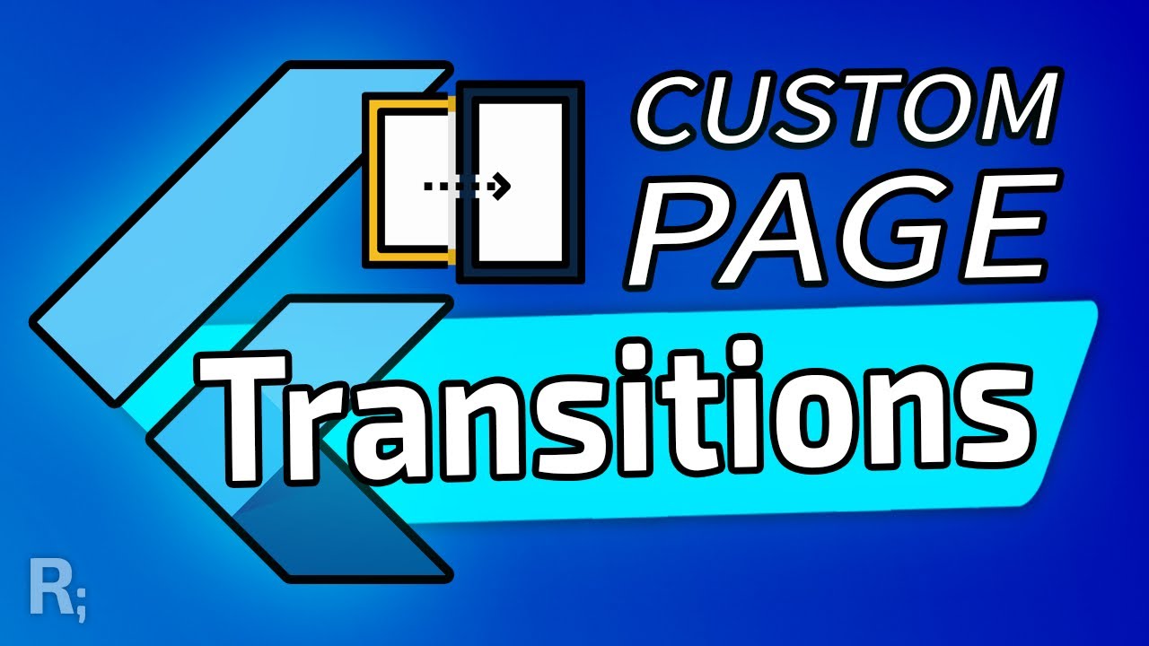 Flutter Custom & Staggered Page Transition Animation Tutorial