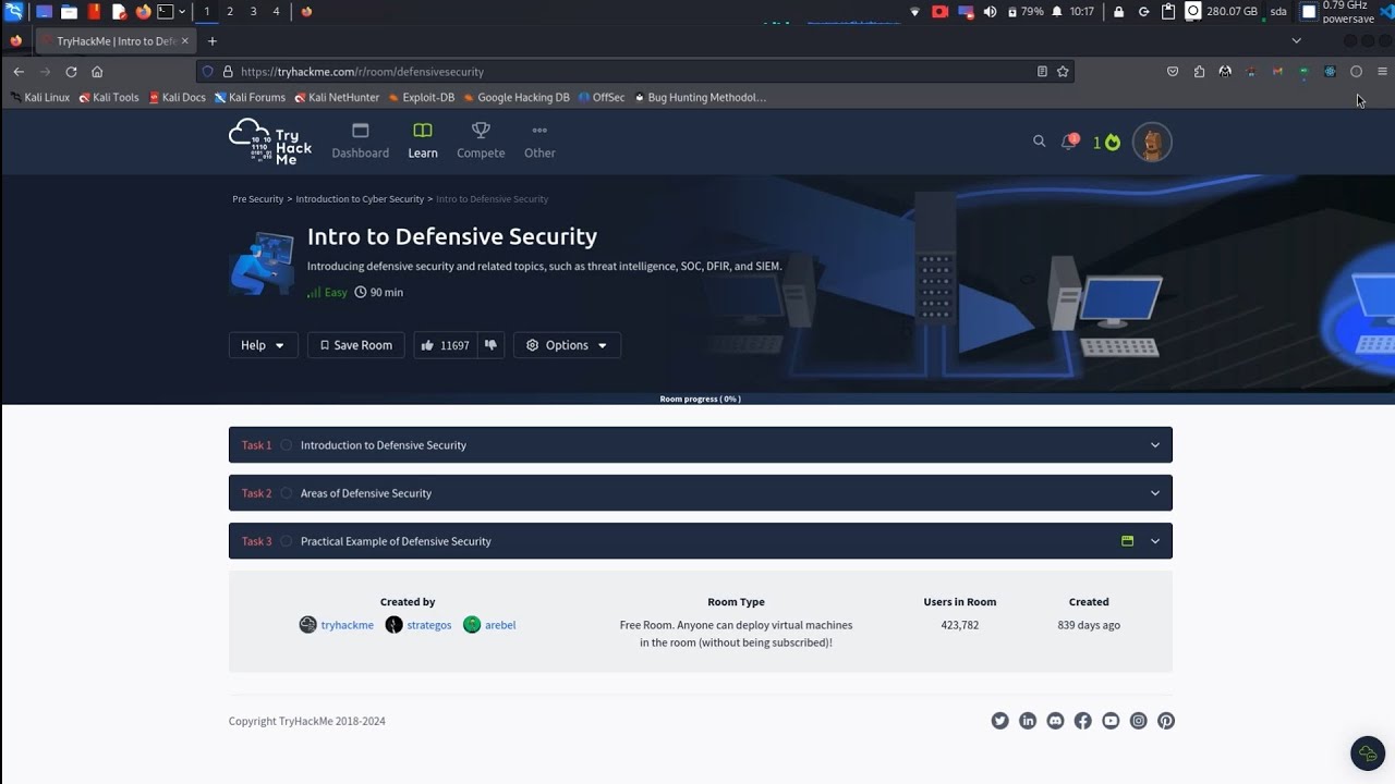 TryHackMe Lab Walkthrough: Intro to Defensive Security | Pre Security Path