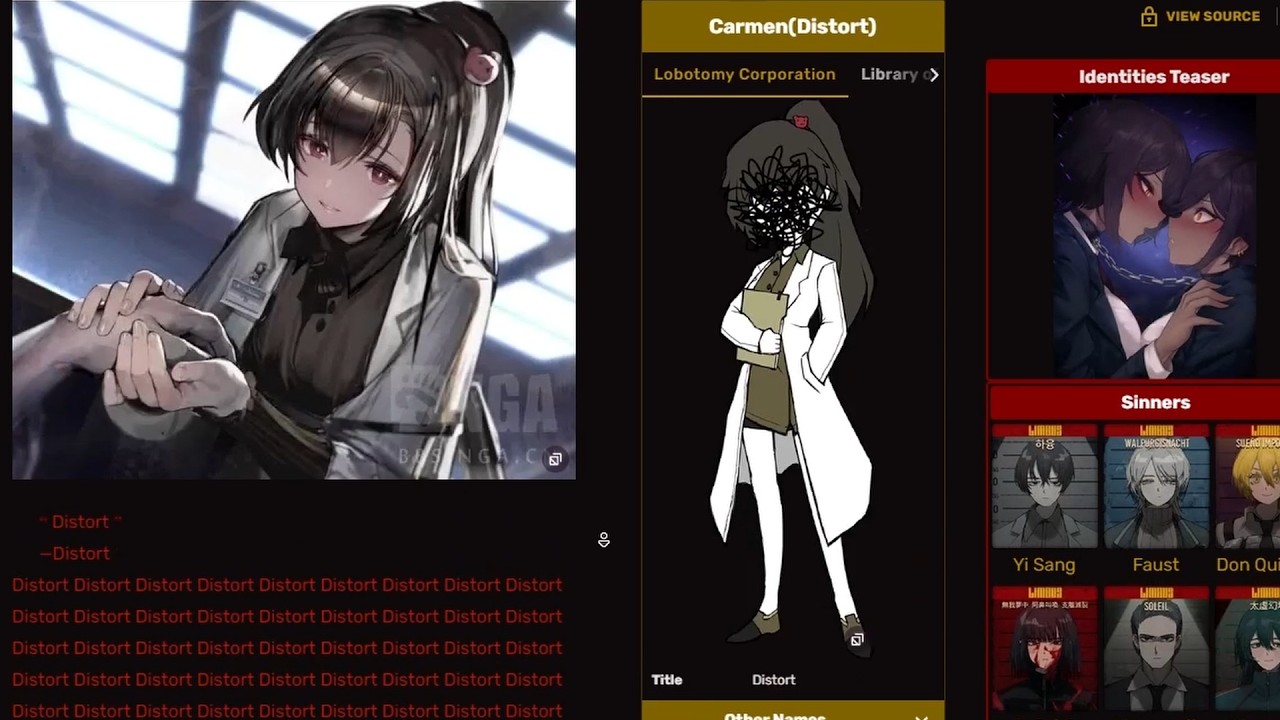 Limbus Company Fandom Wiki Status