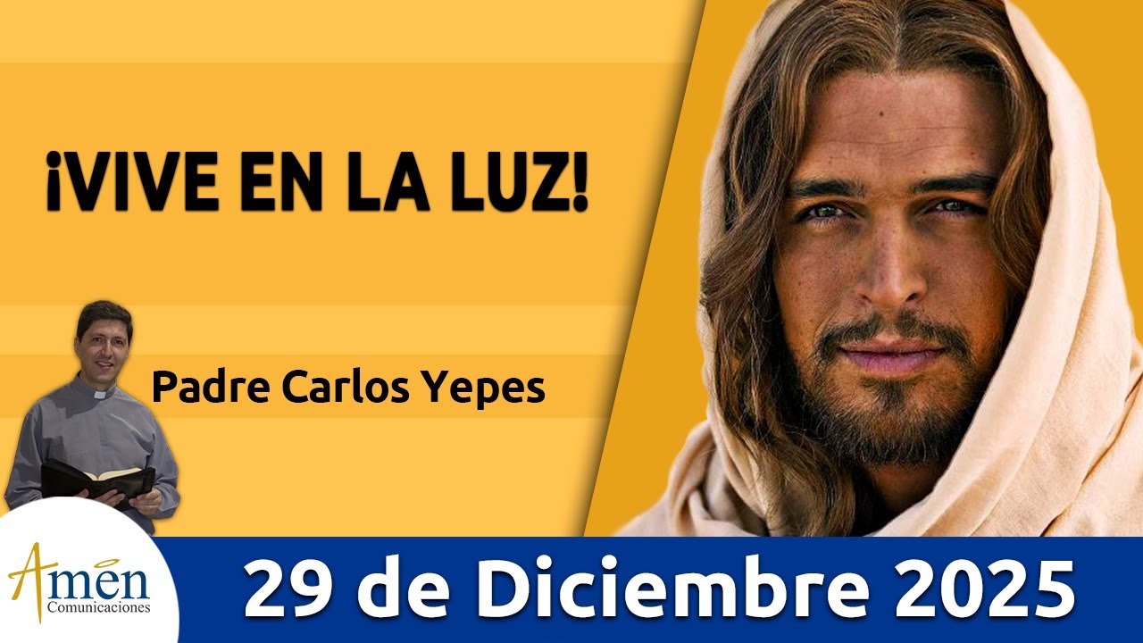 Evangelio De Hoy Lunes 29 Diciembre 2025 #PadreCarlosYepes l Lucas 2,22-35 | Luz para el mundo
