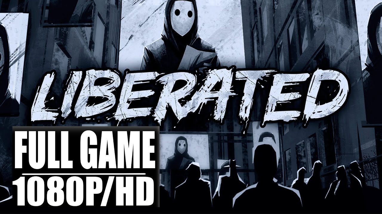 Liberated -  A cyberpunk comic book PC Full Game  Walkthrough 1080P/60 FPS