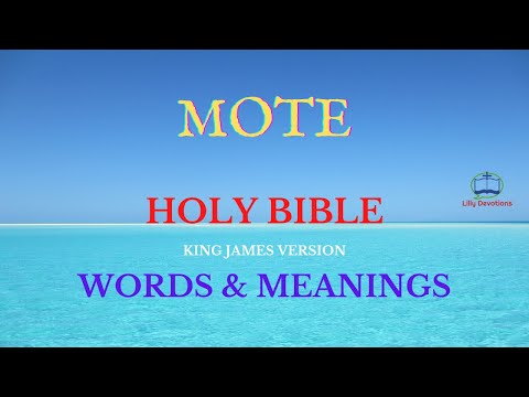 Meaning of "Mote"