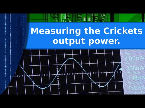 Ham Radio - Measuring the Cricket 40 output power with my oscilloscope.