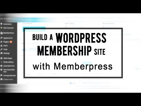 Build a Wordpress Membership Site with Memberpress | Introduction