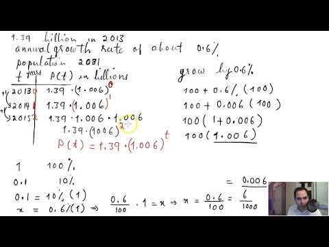 Evaluating a Real-world Exponential Function - Example
