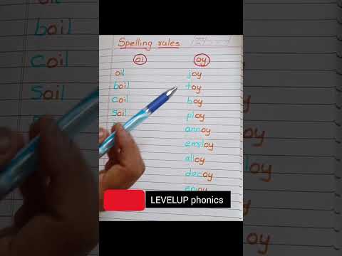 Oi and oy words #levelupphonics #shorts #english #phonics