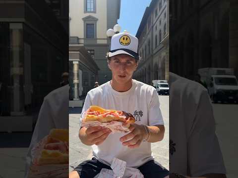 Trying the most viral sandwich in Florence #foodie #sandwich #florence full video on TikTok