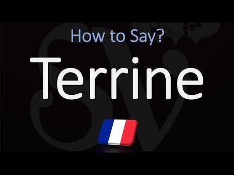 How to Pronounce Terrine? (CORRECTLY)